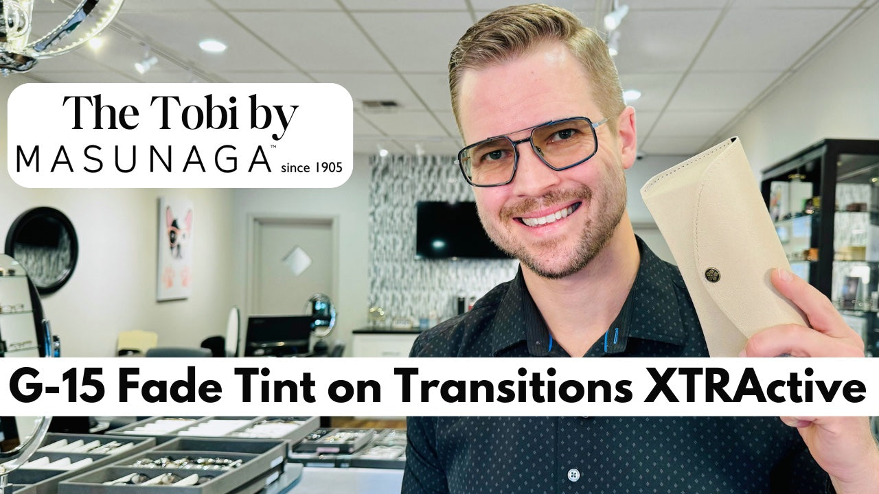 Masunaga K3 Tobi Sunglasses | Tinted Transitions XTRActive Grey – Hicks Brunson Eyewear