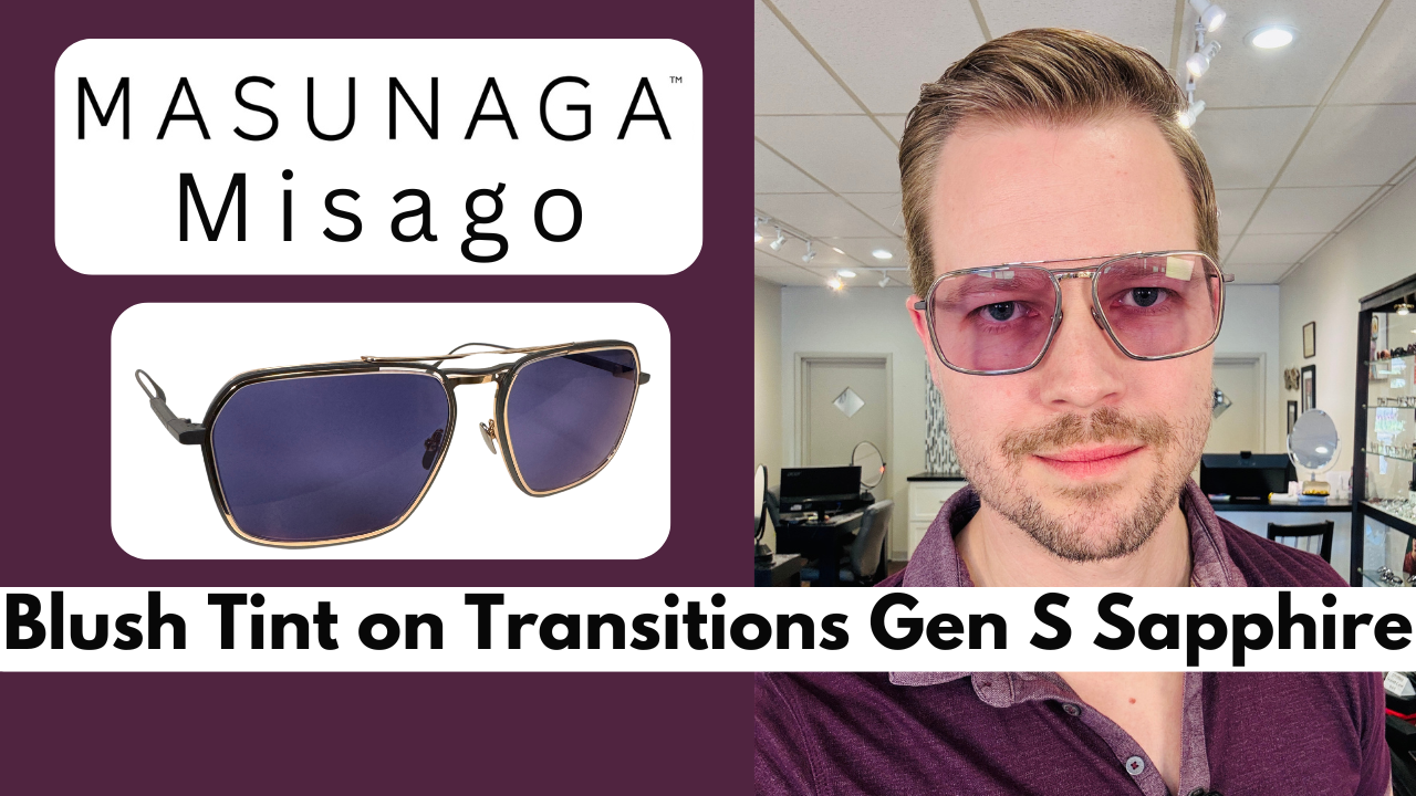 Transitions Gen S Sapphire With Blush Tint | Masunaga Misago – Hicks ...