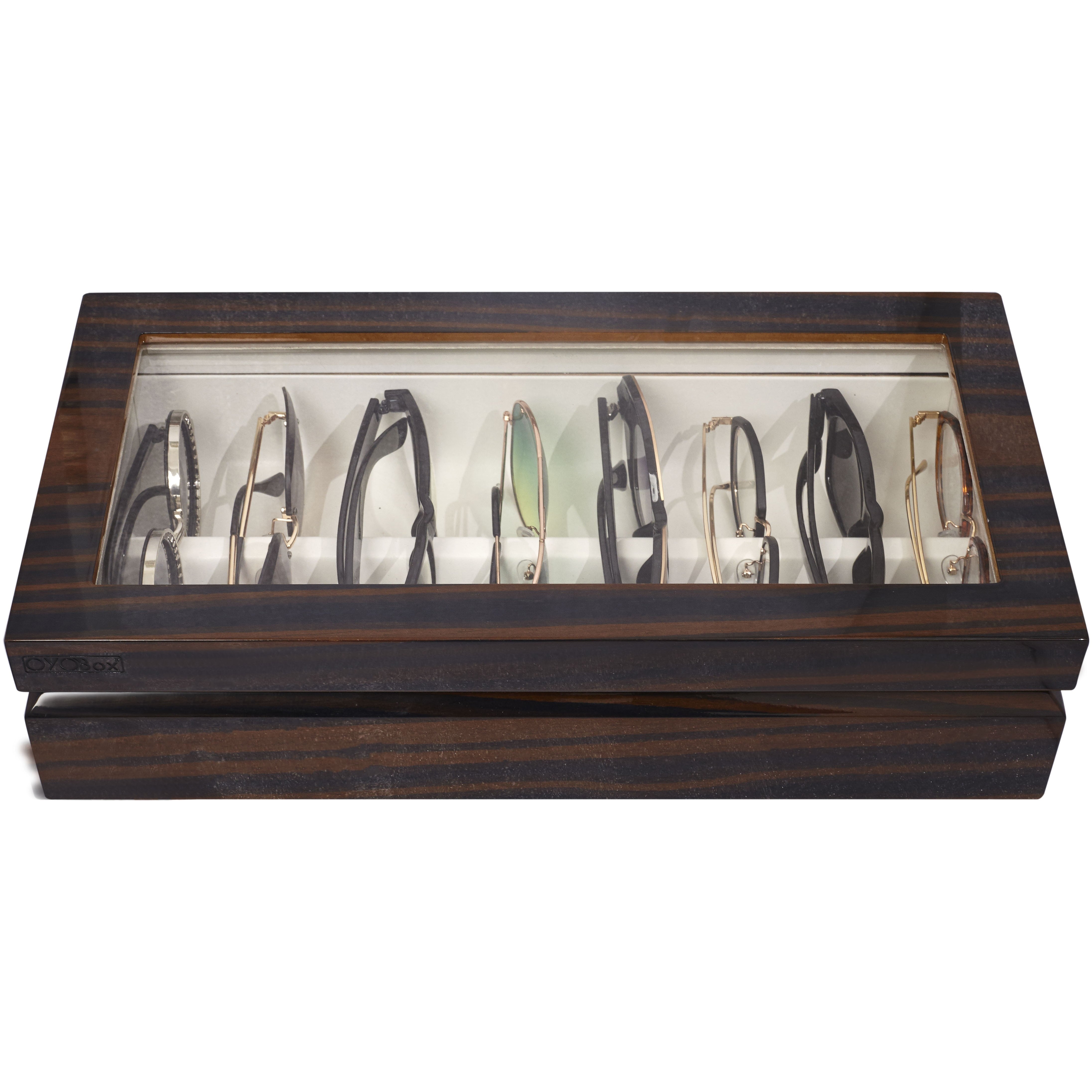 OYOBox Maxi - Ebony Teak – Hicks Brunson Eyewear